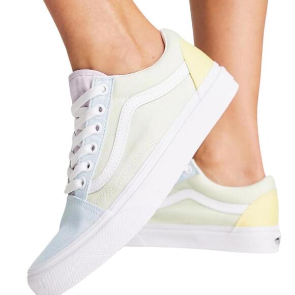 Vans | Shoes | Vans Old Skool Pastel Color Block Sneakers Womens 95 ...
